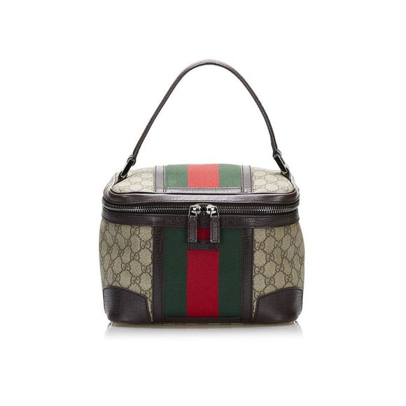 Gucci | Bags | Pre Loved Gucci Gg Supreme Sherry Cosmetic Bag | Poshmark